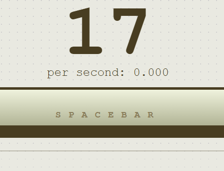 Spacebar Clicker - Play Online Spacebar Clicker on PolyTrack Games